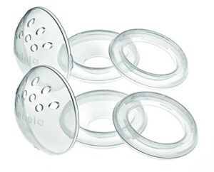 medela therashells breast shells, protect sore, flat, or inverted nipples while pumping or breastfeeding, natural appearance and exceptional comfort, made without bpa