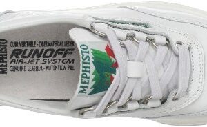 Mephisto Women's Rush Walking Shoe,White Calf,10 M US