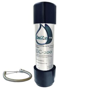 cuzn uc-200 under counter water filter - 50k ultra high capacity - made in usa