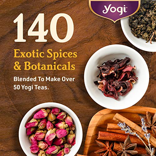 Yogi Tea - Bedtime (6 Pack) - Supports a Good Night’s Sleep - Tea with Passionflower, Chamomile, Valerian Root, and Lavender - 96 Organic Herbal Tea Bags