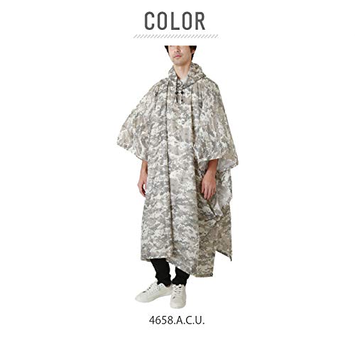 Rothco R/S Poncho, Woodland Camo