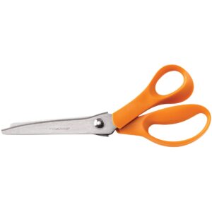 Fiskars 12-94458697WJ Pinking Shears, 8 Inch, Orange