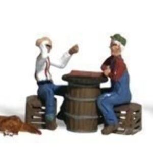 Checker Players O Scale Woodland Scenics