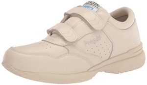 propét women's w3915 vista walker sneaker,white smooth,7 n (us women's 7 aa)