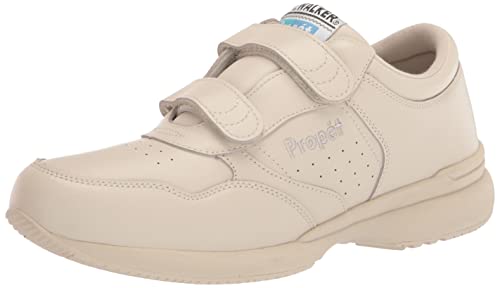 Propét Women's W3915 Vista Walker Sneaker,White Smooth,7 N (US Women's 7 AA)