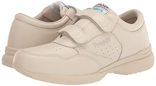 Propét Women's W3915 Vista Walker Sneaker,White Smooth,7 N (US Women's 7 AA)