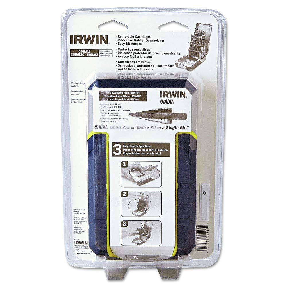 IRWIN Drill Bit Set, M35 Cobalt Alloy Steel Steel, 29-Piece (3018002)