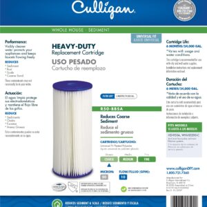 Culligan R50-BBSA Whole House Heavy Duty Water Filter Cartridge, 24,000 Gallons