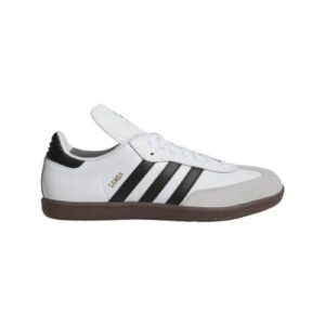 adidas Men's Samba Classic Soccer Shoe, White/Black/White, 8 M US