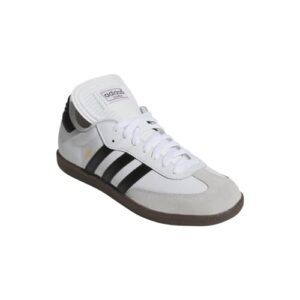 adidas Men's Samba Classic Soccer Shoe, White/Black/White, 8 M US