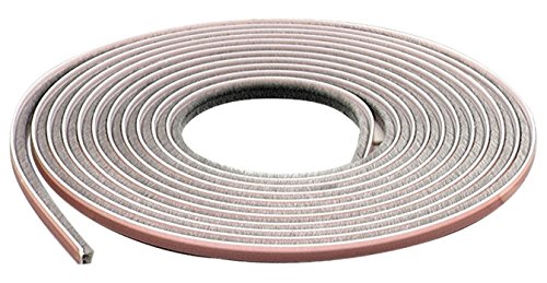 M-D Building Products 04267 M-D Epdm Adhesive Weather-Strip, 1/4 in W X 17 Ft L X 7/32 in H, 1 Pack, Gray