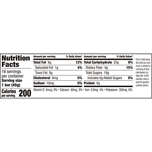 Larabar Apple Pie, Gluten Free Vegan Fruit & Nut Bar, 1.6 oz Bars, 16 Ct