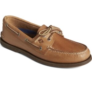 Sperry Men's Authentic Original 2-Eye Boat Shoe, Sahara, 11.5 M US