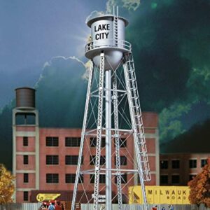 Walthers Cornerstone Series Built-ups HO Scale Model Series Built-Ups City Water Tower Silver, Model:933-2826