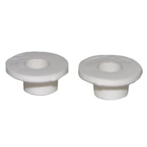 lasco 14-1081 plastic self aligning toilet seat hinge washers, white