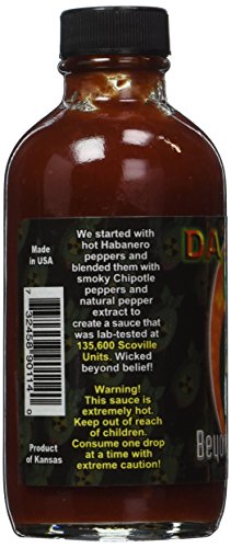 Bottle Da Bomb Beyond Insanity Hot Sauce, Bottle