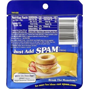 Spam Single Classic, 2.5 Ounce Pouch (Pack of 24)