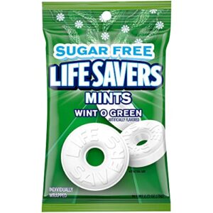 life savers wint-o-green sugar free breath mints hard candy, 2.75 oz bag