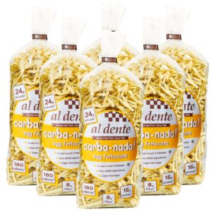 al dente carba-nada egg fettuccine, 10-ounce bags (pack of 6)