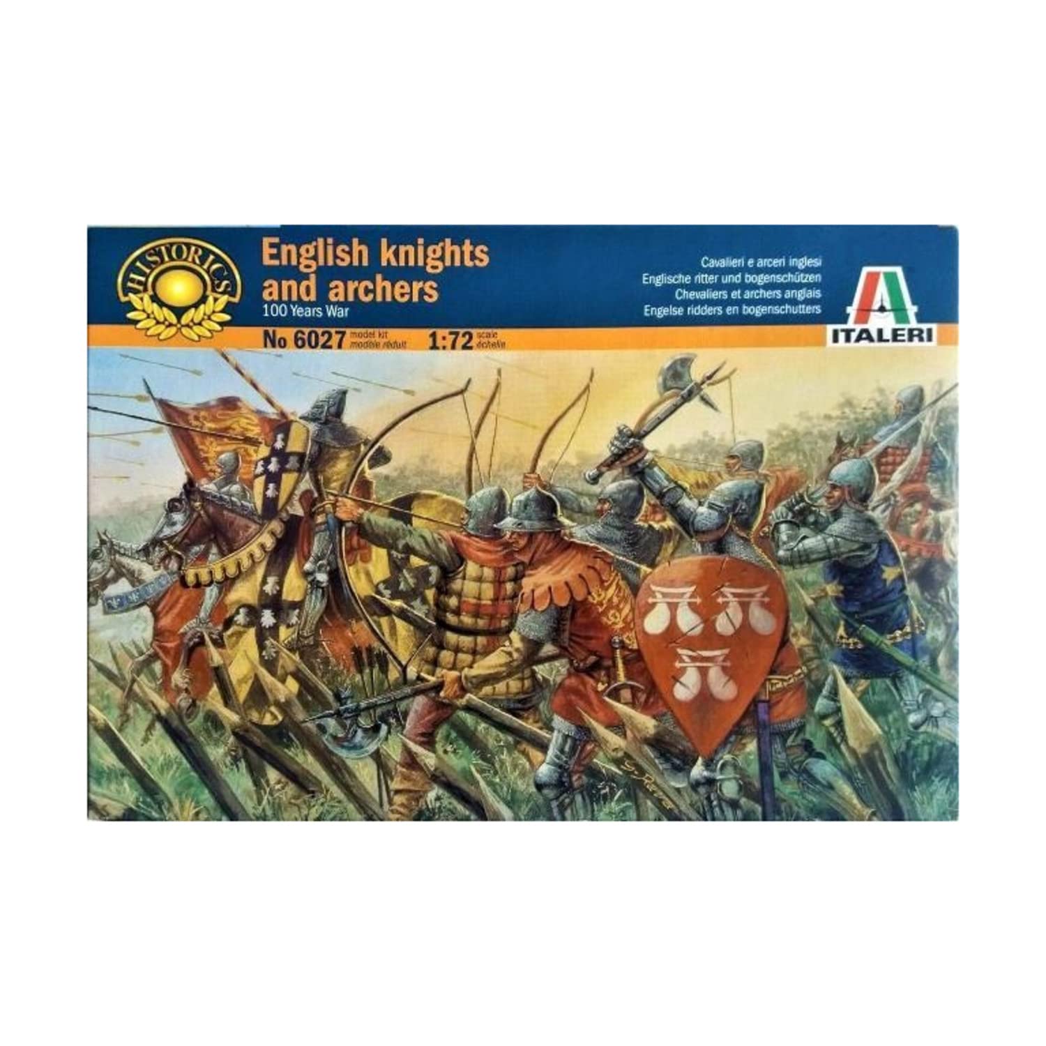 Italeri English Knights & Archers 100 Year War 1/72