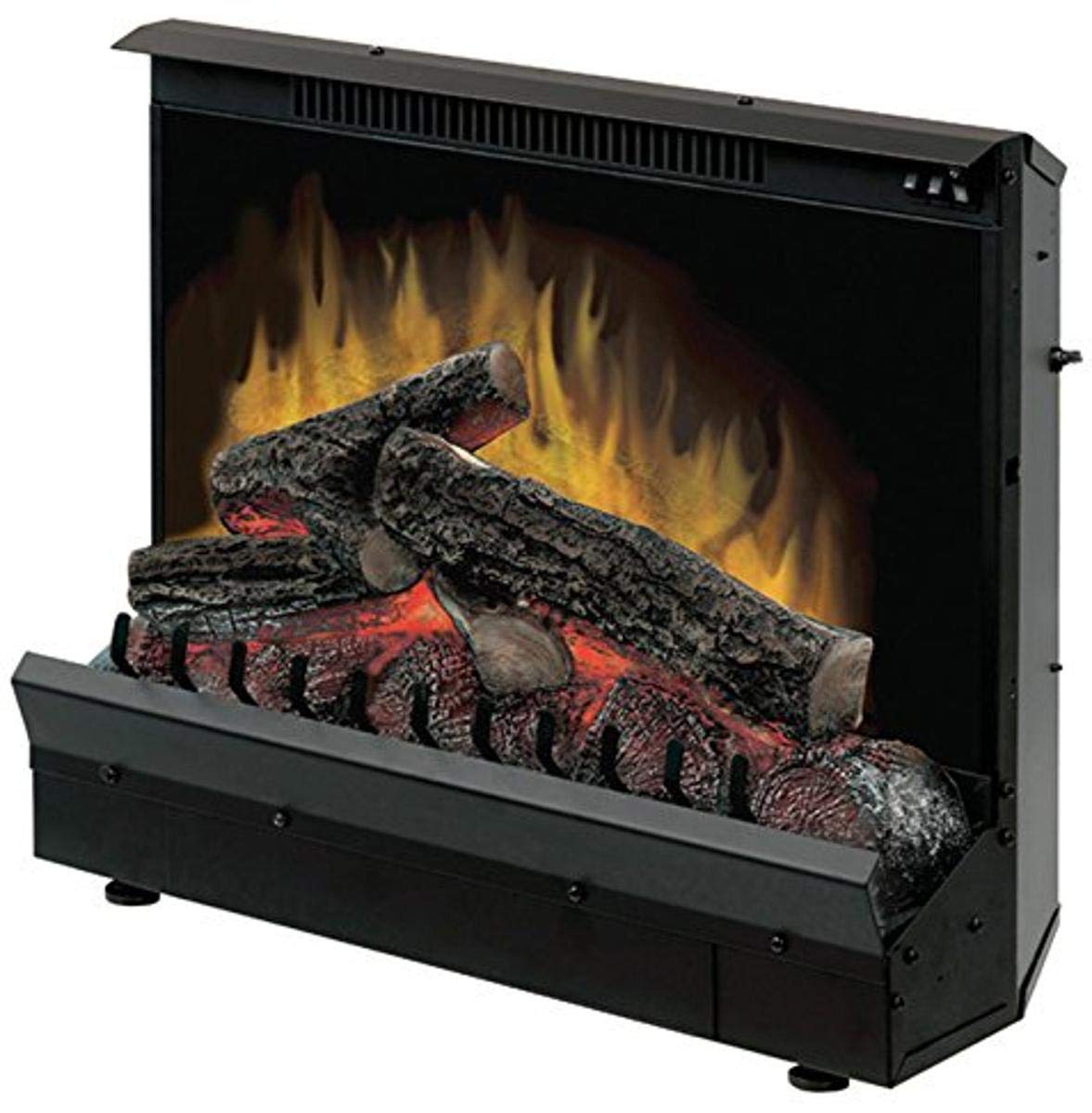 Dimplex DFI Series 23" Standard Log Set Electric Fireplace Insert (Model: DFI2309), 4692 BTU, 120 Volt, 1375 Watt, Black