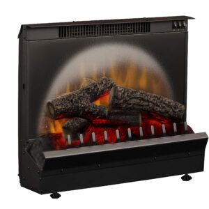 Dimplex DFI Series 23" Standard Log Set Electric Fireplace Insert (Model: DFI2309), 4692 BTU, 120 Volt, 1375 Watt, Black