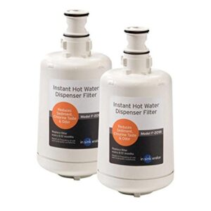 InSinkErator F-201R Replacment Water Filter Cartridges, 2 Count (Pack of 1), White, 2 Pack