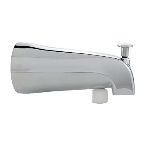 DANCO Diverter in Chrome 89266 Universal Tub Spout with Handheld Shower Fitting, Pack of 1