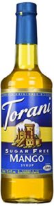 torani sugar free mango syrup 750ml