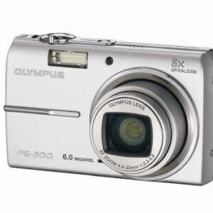 OM SYSTEM OLYMPUS FE-200 6MP Digital Camera with Digital Image Stabilized 5x Optical Zoom