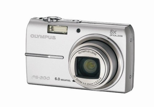 OM SYSTEM OLYMPUS FE-200 6MP Digital Camera with Digital Image Stabilized 5x Optical Zoom