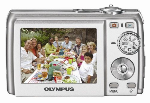 OM SYSTEM OLYMPUS FE-200 6MP Digital Camera with Digital Image Stabilized 5x Optical Zoom