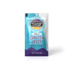 Oregon Chai Vanilla Dry Chai Latte Mix, 8 Count (Pack of 6)