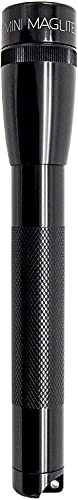 Maglite Mini LED 2-Cell AA Flashlight with Holster, Black