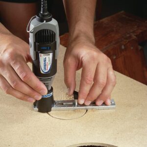 Dremel 678 Circle Cutter and Straight Edge Guide, Rotary Tool Attachment, Fits Dremel Models 4300, 4000, 3000 and 8220