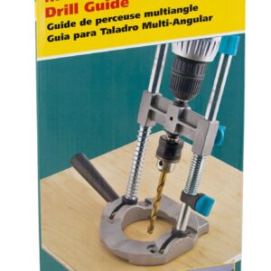 Wolfcraft 4525404 Multi-Angle Drill Guide Attachment For 1/4In. & 3/8In. Drills,Silver