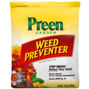 preen garden weed preventer - 13 lb. - covers 2,080 sq. ft.