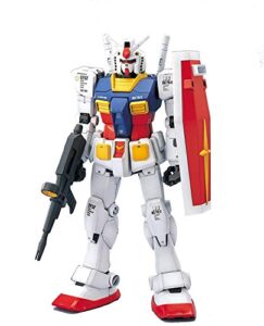 bandai hobby rx-78-2 gundam mobile suit gundam perfect grade action figure, scale 1:60