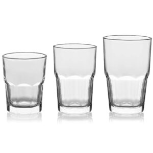 Libbey Boston 18-Piece Tumbler, Rocks and Juice Glass Set