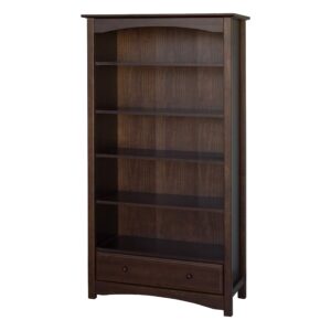 davinci mdb bookcase in espresso