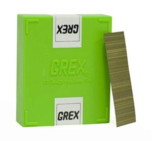 grex p6/28l 1-1/8 in. 23 ga. headless pins, galvanized, 10m/bx