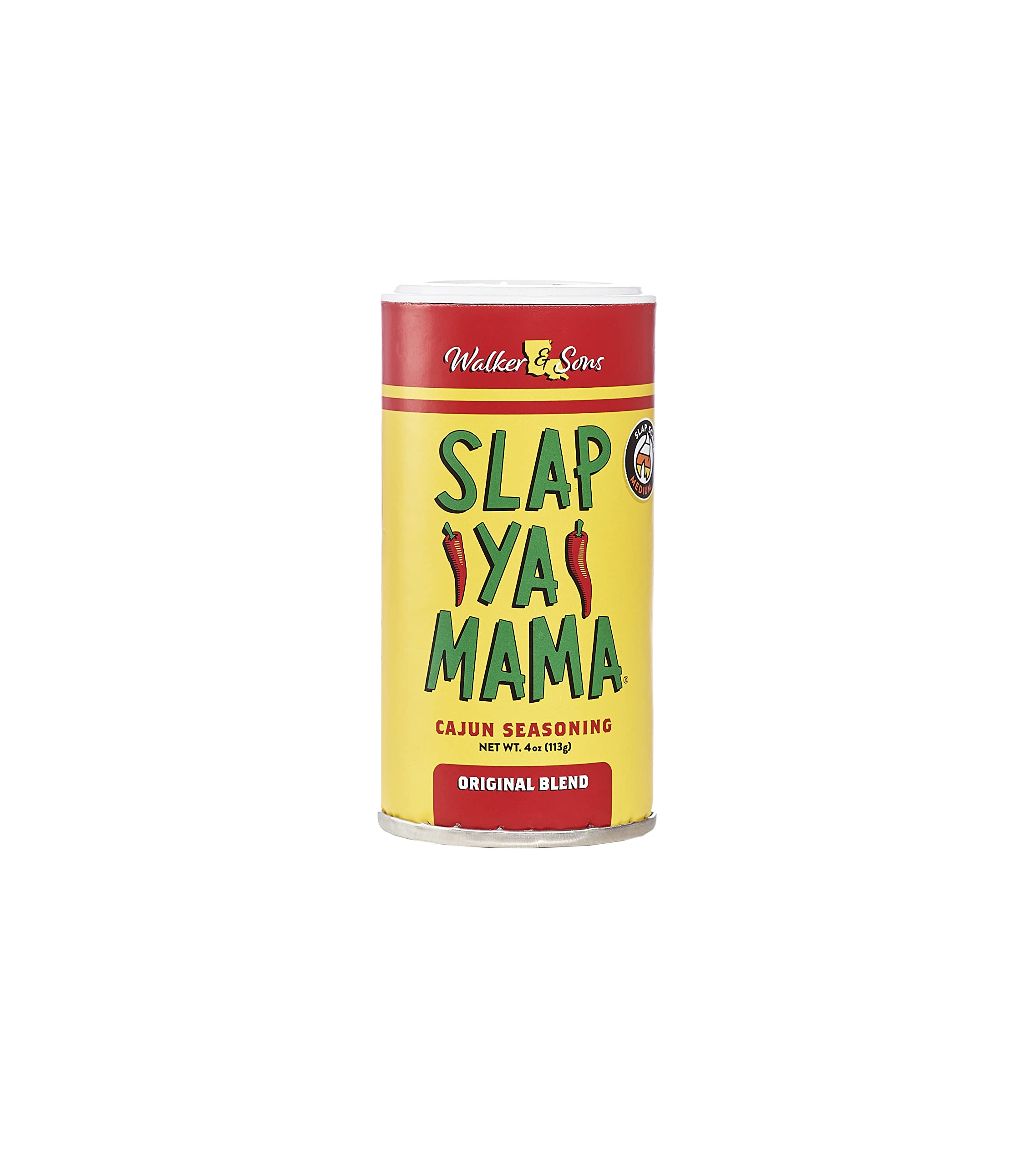 Slap Ya Mama Cajun Seasoning from Louisiana, Original Blend, MSG Free and Kosher, 4 Ounce