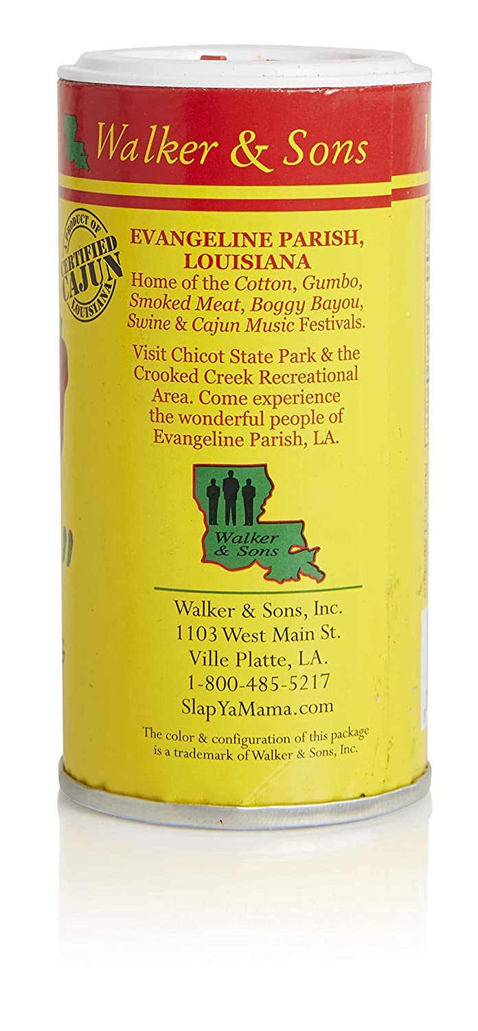 Slap Ya Mama Cajun Seasoning from Louisiana, Original Blend, MSG Free and Kosher, 4 Ounce