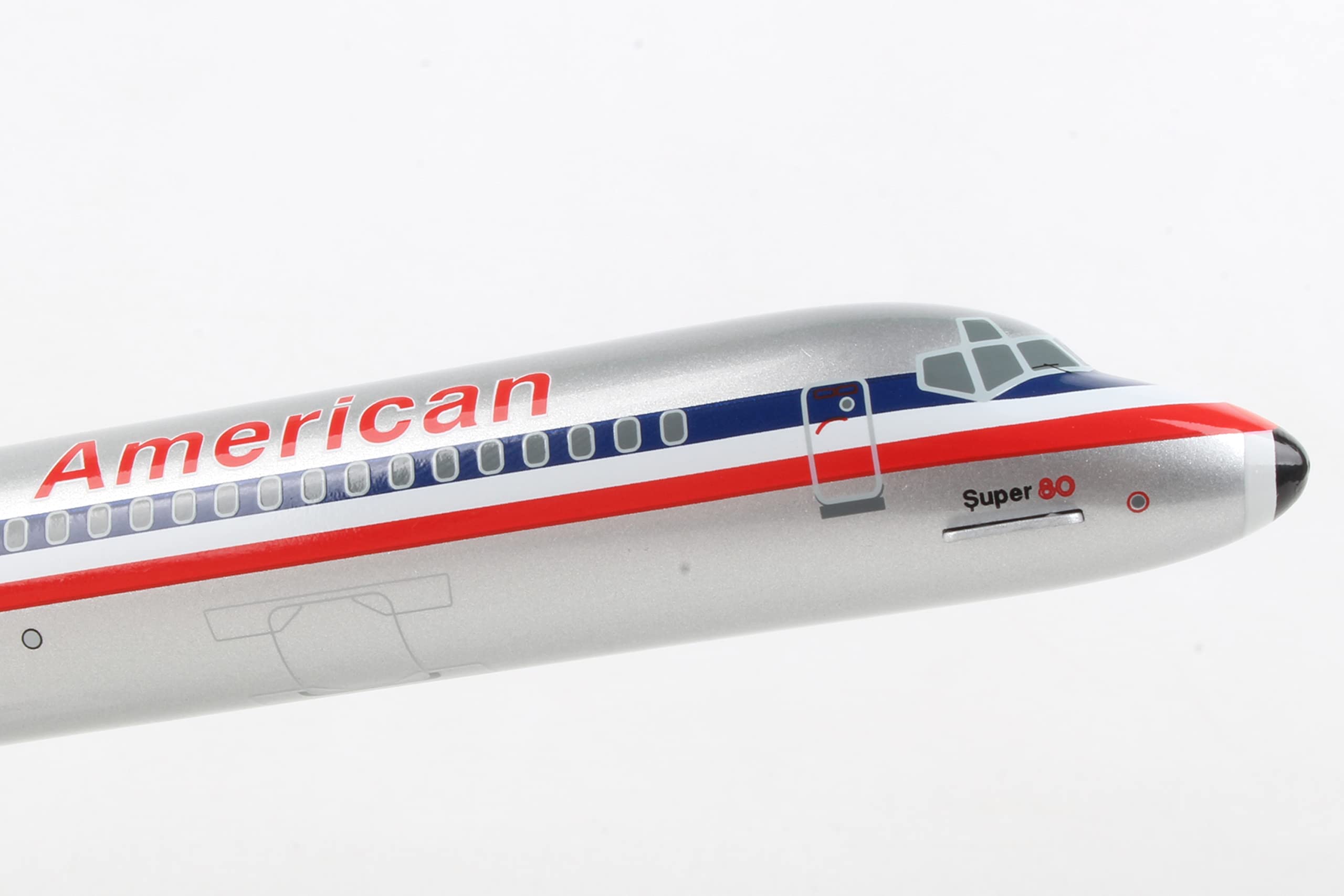 Daron Skymarks American Airlines MD-80 Old Livery Airplane Model Building Kit 1/150-Scale