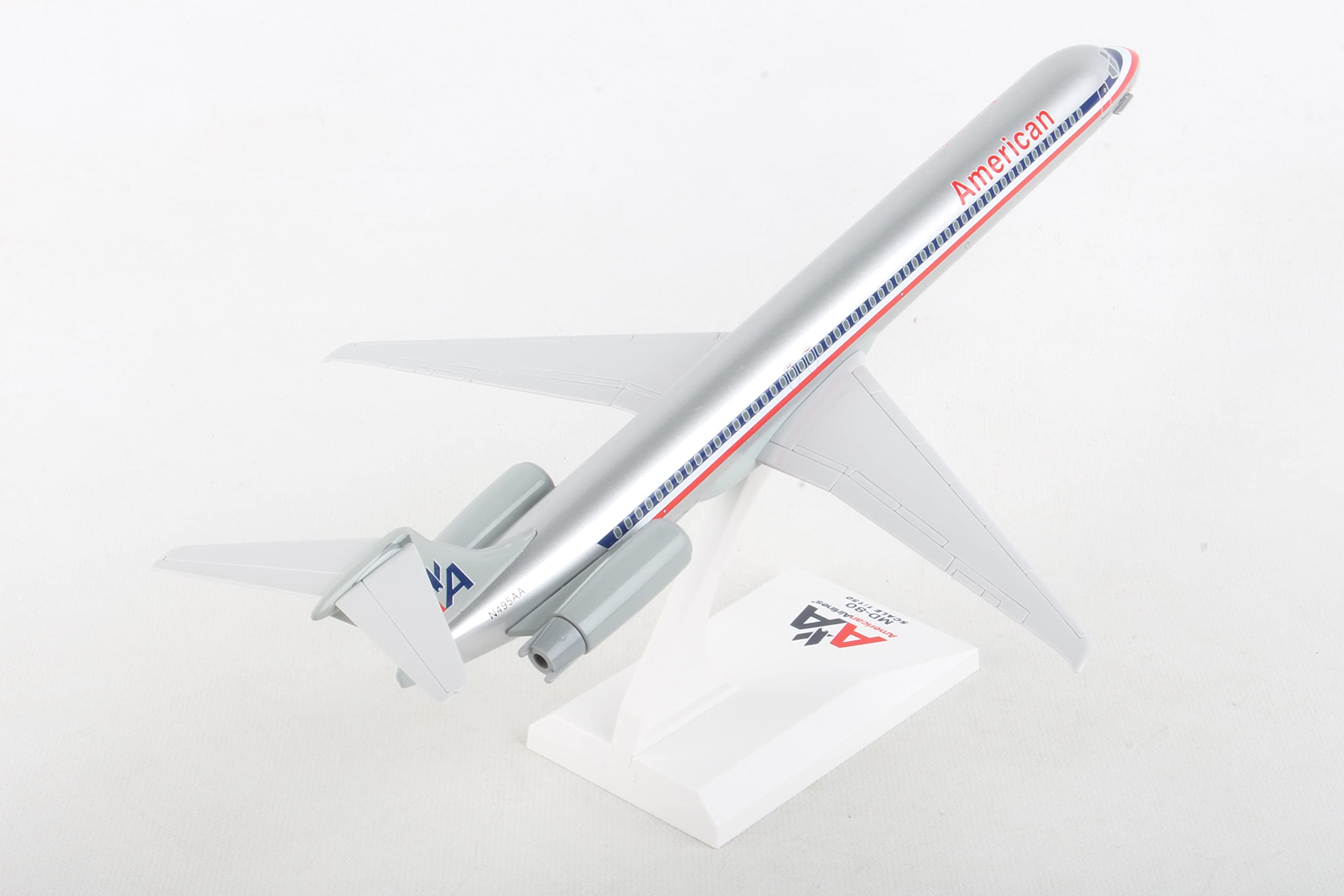 Daron Skymarks American Airlines MD-80 Old Livery Airplane Model Building Kit 1/150-Scale