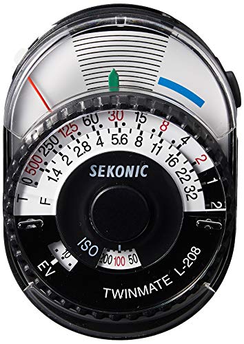 Sekonic 401-208 Twin Mate Light Meter (Black/White)