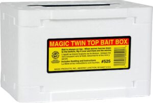 magic bait box 8-inch twin top, clear