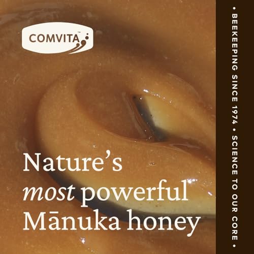 Comvita Manuka Honey (UMF 10+, MGO 263+) New Zealand’s 1 Manuka Brand Premium Superfood for Nourishing Wellness Raw, Wild, Non-GMO 17.6 oz