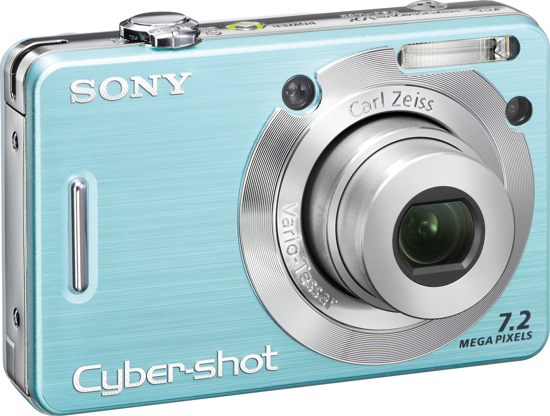 Sony Cybershot DSCW55 7.2MP Digital Camera with 3x Optical Zoom (Blue) (OLD MODEL)