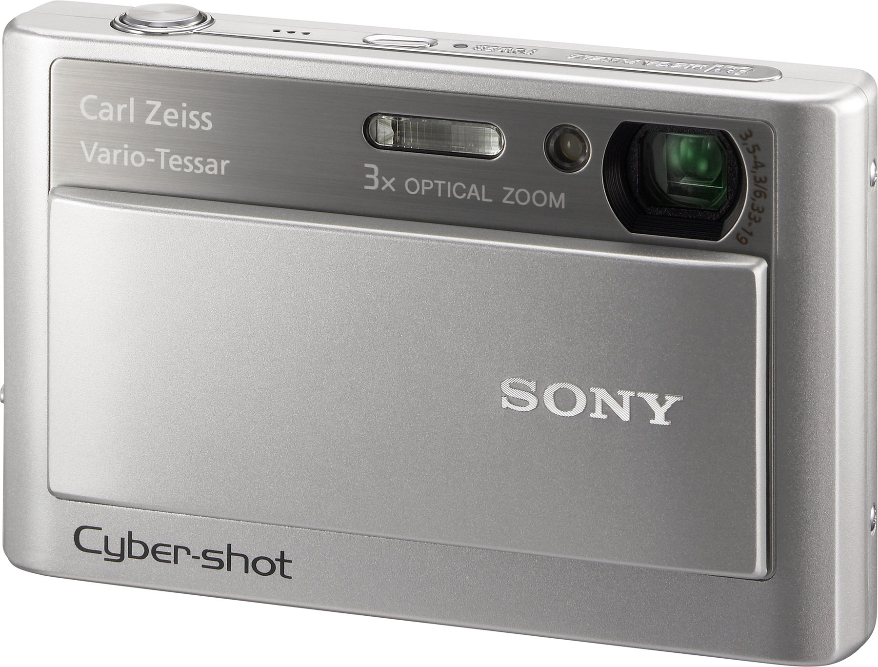 Sony Cybershot DSC-T20 8.1MP Digital Camera with 3x Optical Zoom and Super Steady Shot (Silver)